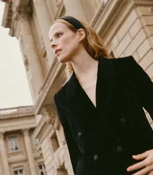 HMD Duccio Double-breasted Velvet Jacket