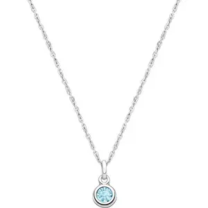 TINY BLESSINGS Sterling Silver Birthstone Necklace March