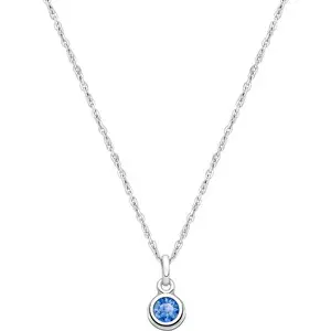 TINY BLESSINGS Sterling Silver Birthstone Necklace September