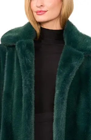 Ted Baker London Faux Fur Coat - Rain Forest
