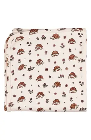 L'OVEDBABY Organic Cotton Baby Blanket - Tiny Tortoise