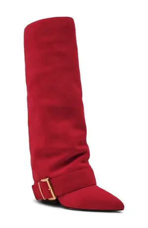 Steve Madden Illuzion Boot - Red Suede