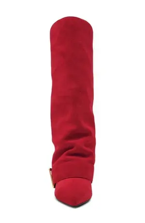 Steve Madden Illuzion Boot - Red Suede