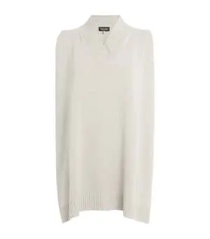 Eskandar Cashmere Crossover Sweater Vest