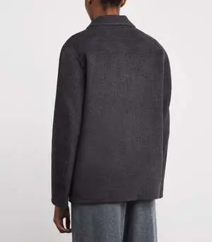 Soft Goat Wool-cashmere Signature Jacket