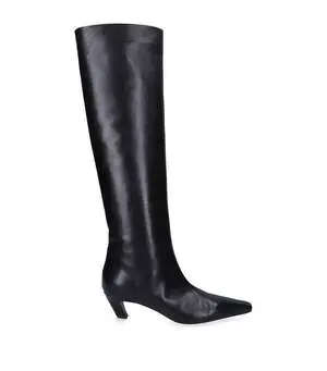 Khaite Leather Knee-high Boots