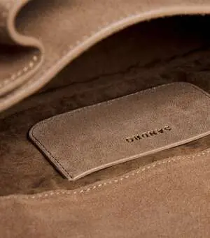 Sandro Le Mambo Suede Crossbody Bag