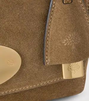 Mulberry Suede Lily Shoulder Bag - Beige