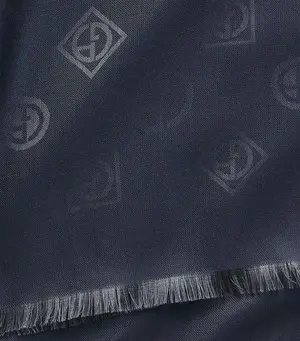 Giorgio Armani Silk Jacquard Stole Scarf