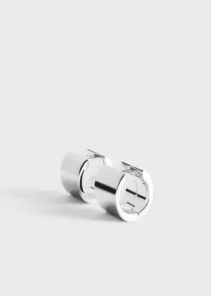 TOTEME Petite Signature Hoop Earrings - Silver