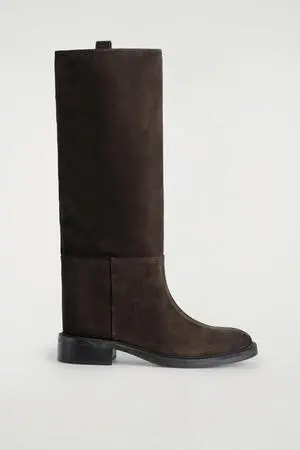 Cos Suede Riding Boots