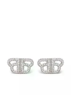 A BATHING APE Logo-stud Earrings - Silver
