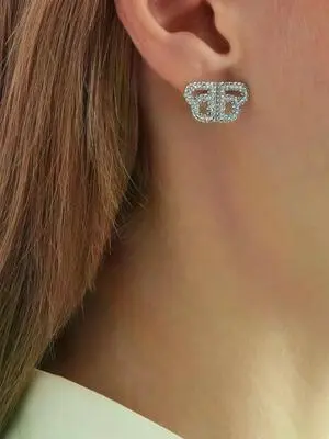 A BATHING APE Logo-stud Earrings