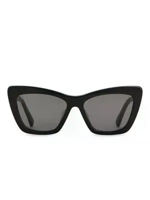 TOD'S Logo-plaque Cat-eye Sunglasses - Black