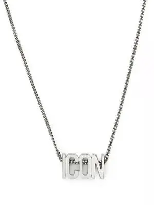 Dsquared2 Icon Pendant Necklace - Silver
