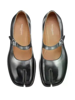 MAISON MARGIELA Tabi Buckled Mary Jane Pumps - Black