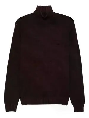 FILIPPO DE LAURENTIIS Roll-neck Ribbed Knit Sweater