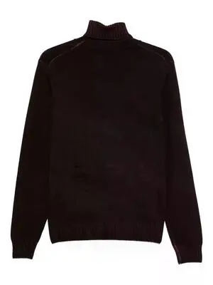 FILIPPO DE LAURENTIIS Roll-neck Ribbed Knit Sweater