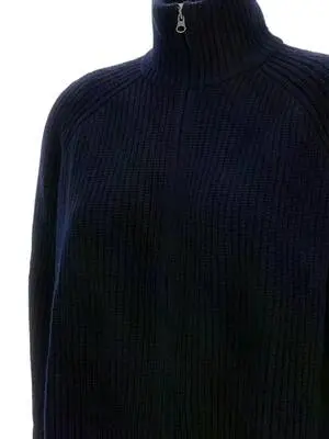 LISA YANG High-neck Zip Cardigan