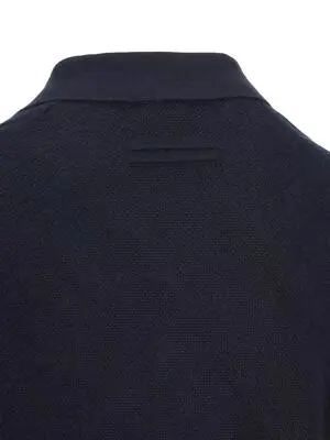 Zegna Open-collar Cashmere Polo Shirt