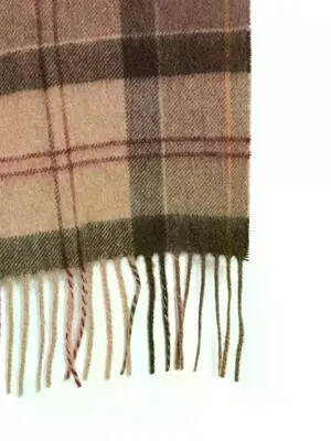 Barbour Tartan Fringed Scarf