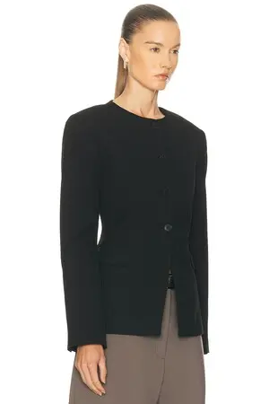 EAVES Keki Collarless Blazer