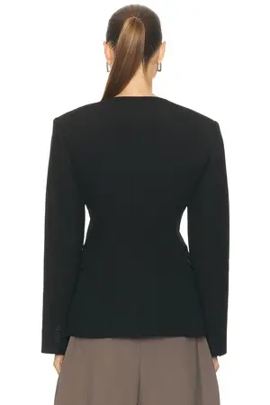 EAVES Keki Collarless Blazer