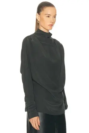 EAVES Saeunn Drape Neck Blouse