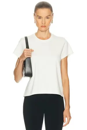EAVES Lene Boxy Tee - White