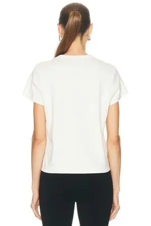 EAVES Lene Boxy Tee - White