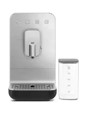 SMEG Logo-lettering Coffee Machine - Silver