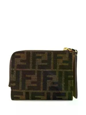 Fendi Ff-motif Zip Wallet