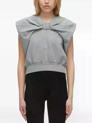 3.1 Phillip Lim Bow-embellished Tank Top - Grey