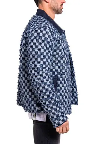 MACEOO Ascension 0012 Lined Denim Jacket - Blue