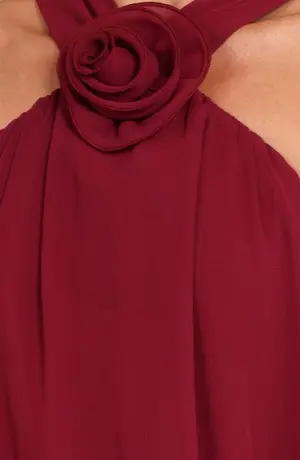 PETAL & PUP Melba Rosette Maxi Dress