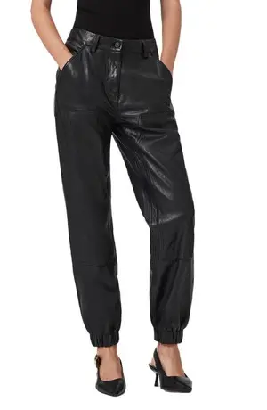 ALLSAINTS El Carpenter Leather Joggers