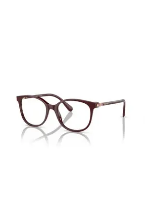 SWAROVSKI 53mm Square Optical Glasses - Red