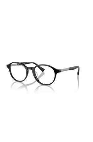 Brunello Cucinelli 50mm Oval Optical Glasses - Black