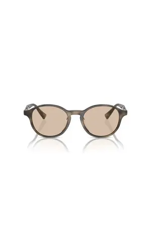 Brunello Cucinelli 50mm Oval Optical Glasses - Brown