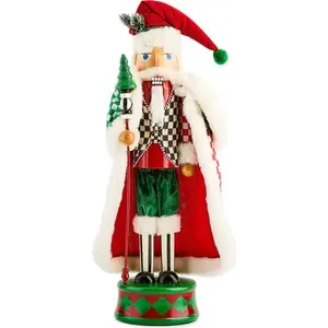 MACKENZIE-CHILDS Check It Out Nutcracker - Red