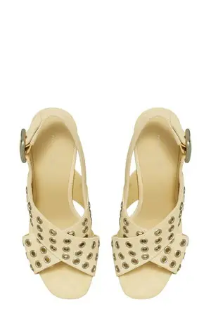 Tory Burch Slingback Platform Sandal - Praline