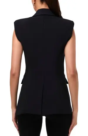 Naked Wardrobe Sleeveless Ponte Blazer Vest