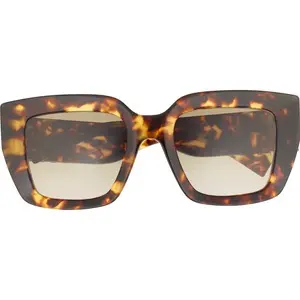 Miu Miu 51mm Gradient Square Sunglasses - Honey Havana/brown Gradient