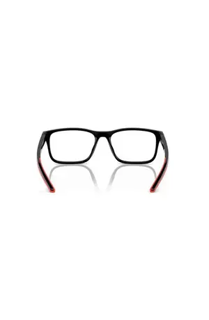 SCUDERIA FERRARI Rectangle Eyeglasses - Black