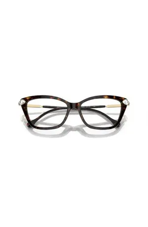 SWAROVSKI Cat Eye Optical Glasses - Tortoise