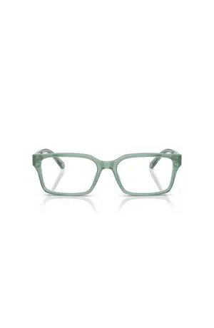 Emporio Armani 53mm Rectangle Optical Glasses - Green