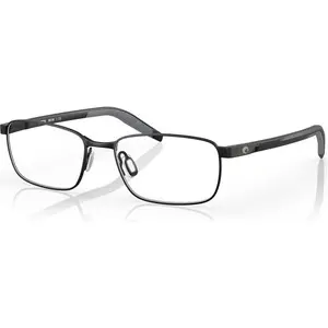 COSTA 53mm Rectangle Eyeglasses - Black