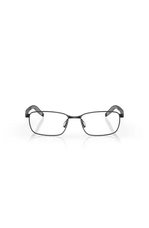 COSTA 53mm Rectangle Eyeglasses - Black