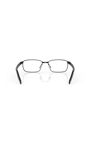 COSTA 53mm Rectangle Full Rim Eyeglasses - Black
