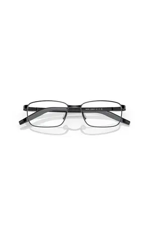 COSTA 53mm Rectangle Full Rim Eyeglasses - Black